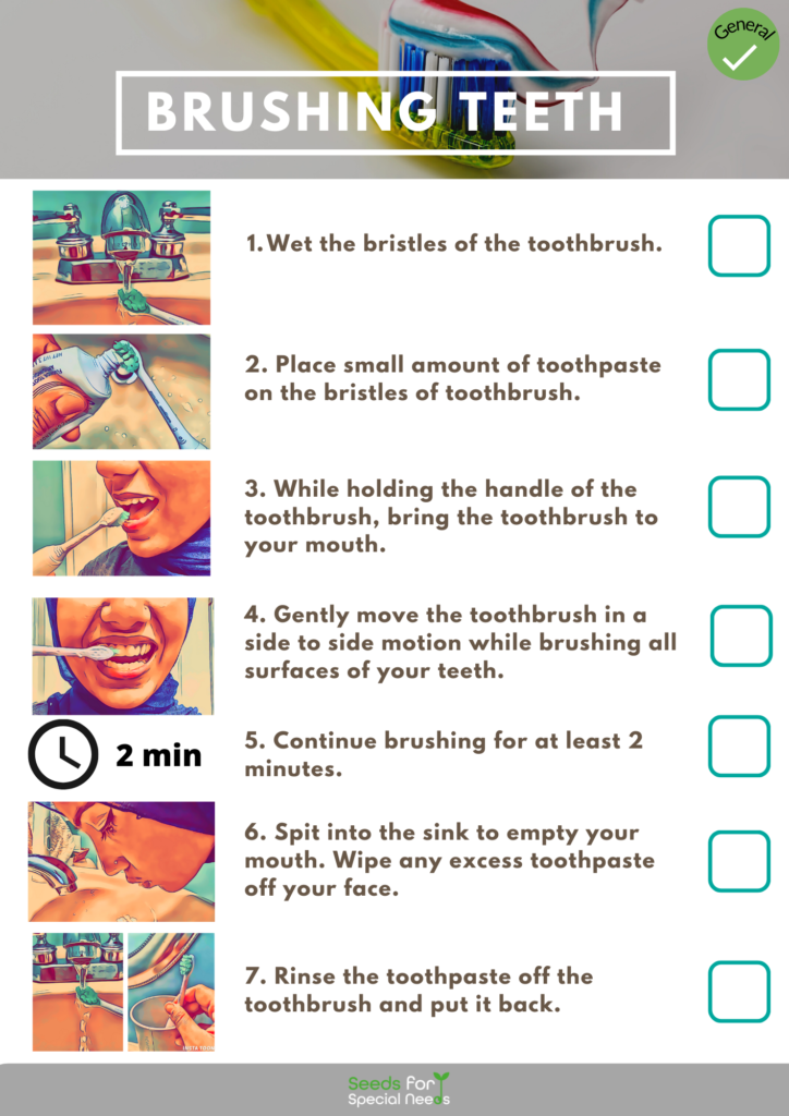 Brushing Teeth – Seeds For Special Needs