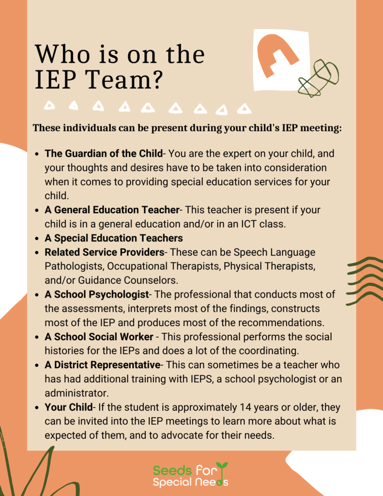 Who is on the IEP Team? – Seeds For Special Needs