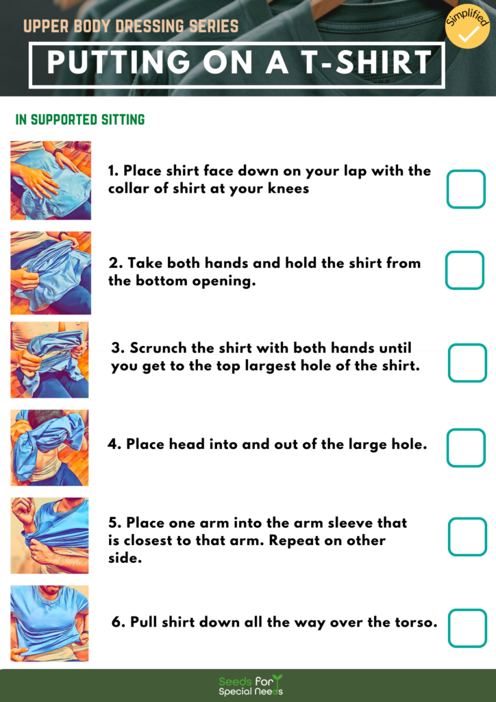Upper Body Dressing – Seeds For Special Needs